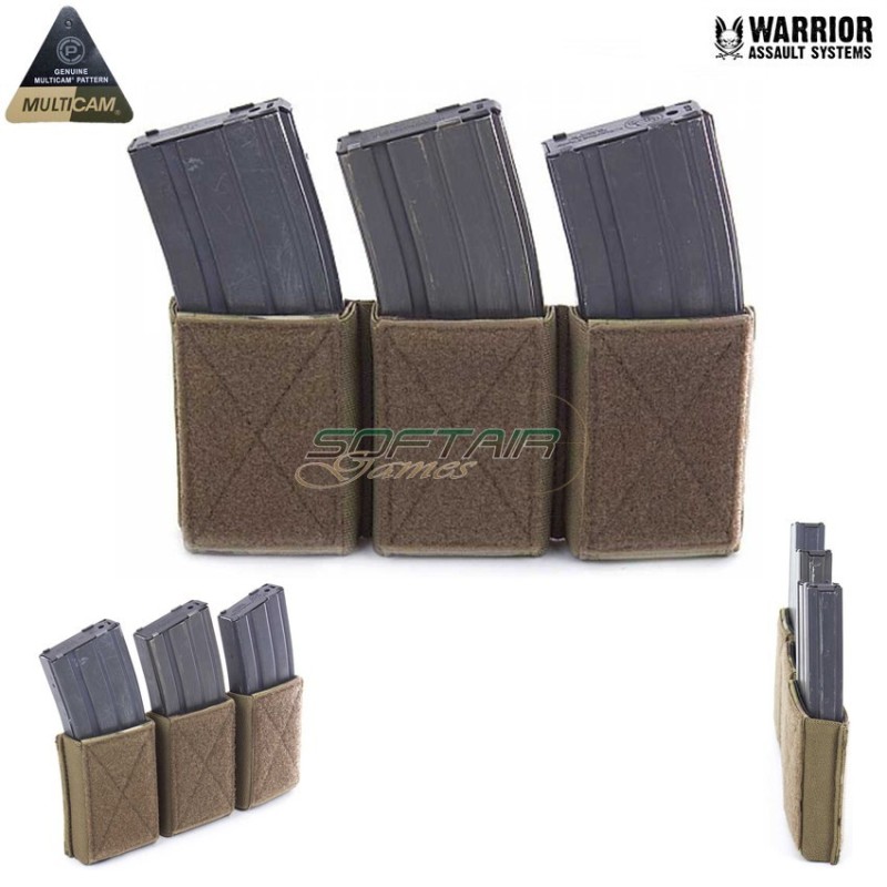 Velcro Emp Triple Elastic Magazine Pouch Multicam® Warrior Assault Sys
