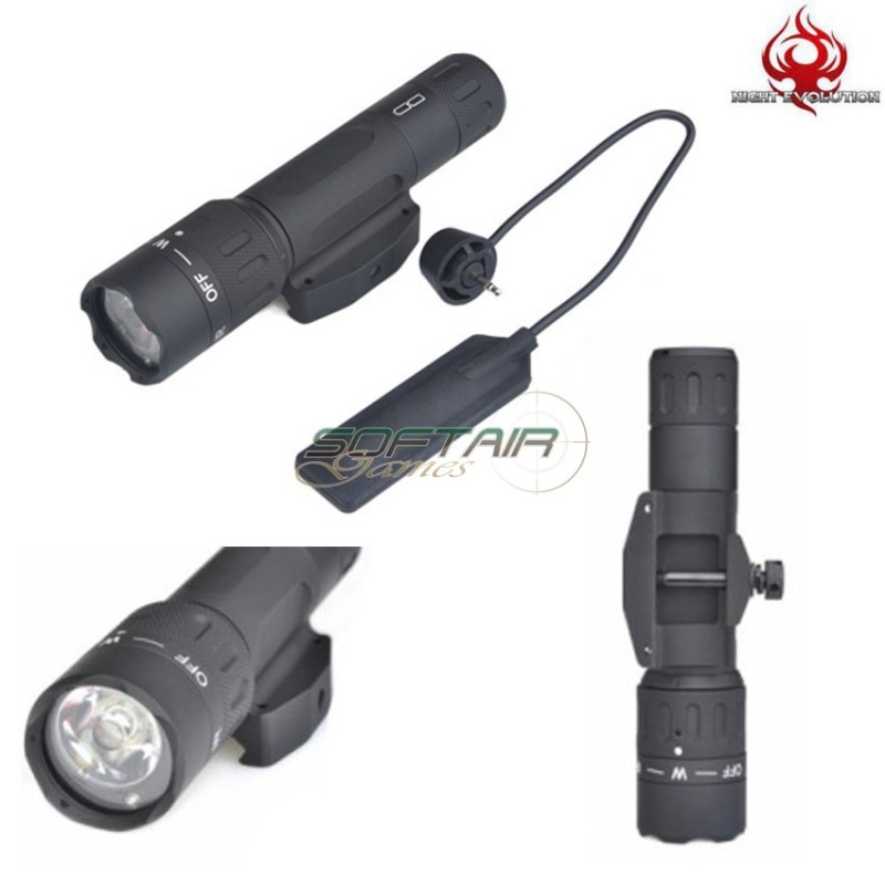 Flashlight Wmx200 Tactical Light Led/ir Black Night Evolution (ne0401
