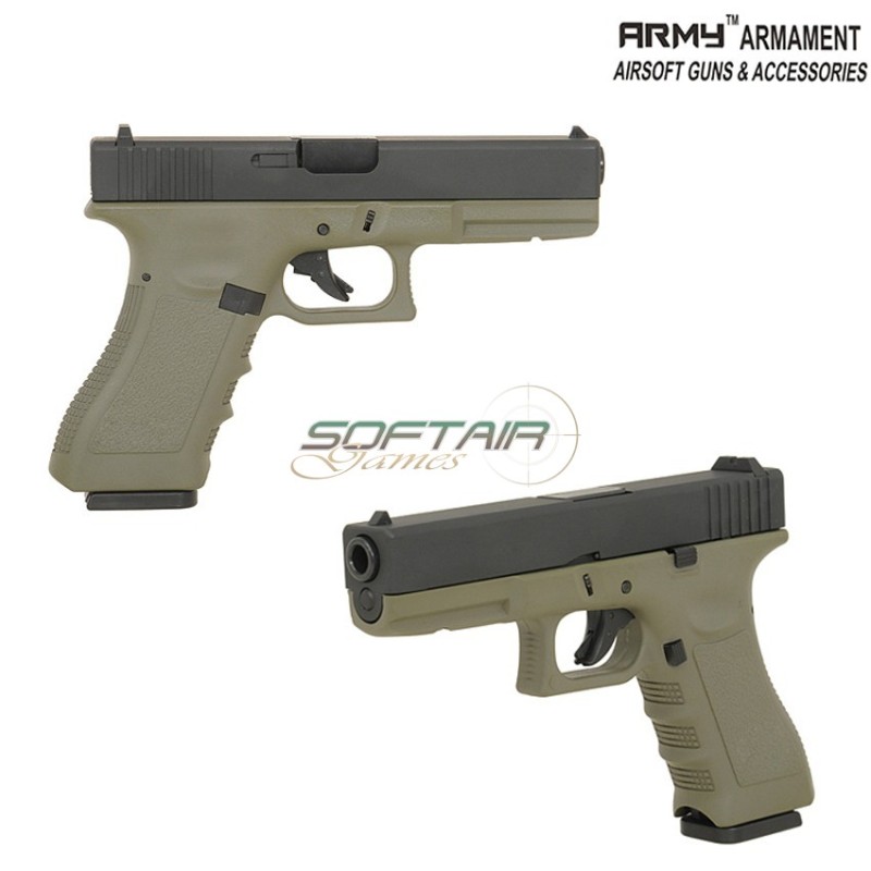 Gas Pistol Gbb Glock R17 Olive Drab Army™ Armament® (arm-r17-od)