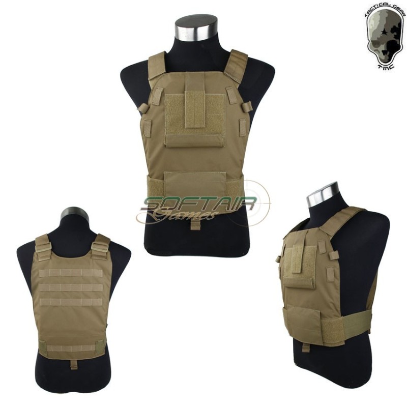 Lbt 6094a Slick Style Medium Plate Carrier Coyote Brown Tmc (tmc-2539-