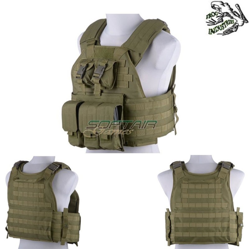 Spc Usmc Body Armour Olive Drab Frog Industries® (fi-018404-od)