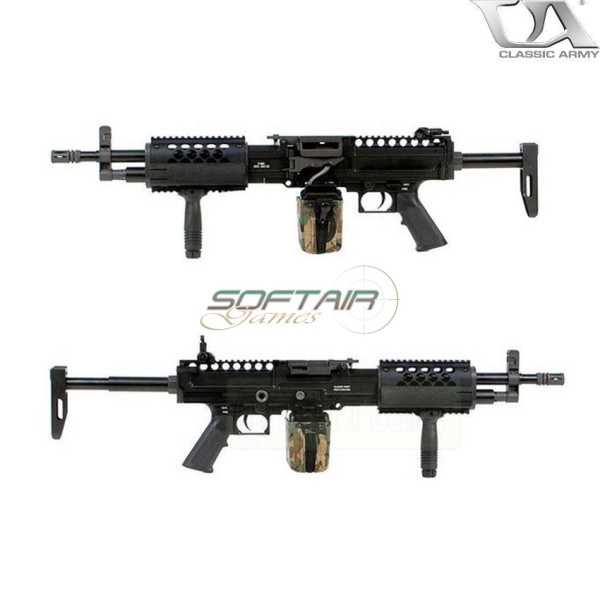 Electric Machine Gun Stoner Kac Lmg Black Classic Army (ca-210213)
