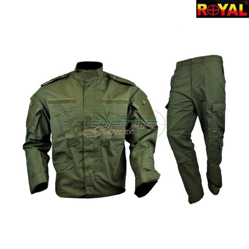 Complete Uniform Zip Olive Drab Royal (uni-v)