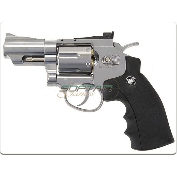 Revolver Silver 708 Gas Co2 Full Metal Wg (cod.c708s) - Softair Games ...