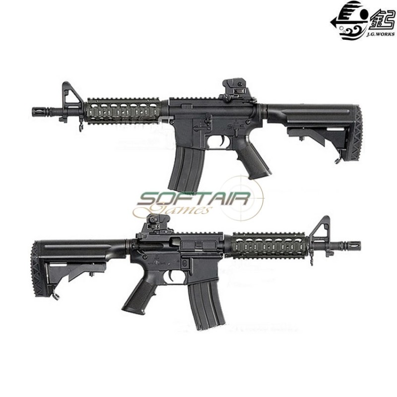 Electric Rifle M4 Cqb Ris Full Metal Golden Bow (jg-6624m)