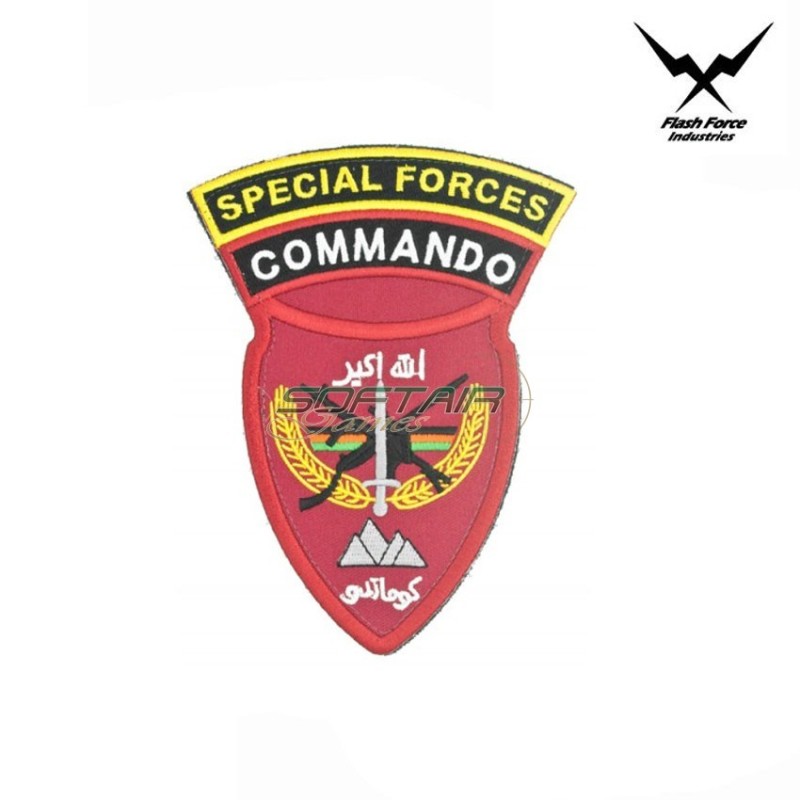 Patch Embroidered Afghan Commando Special Force Type C Flash Force