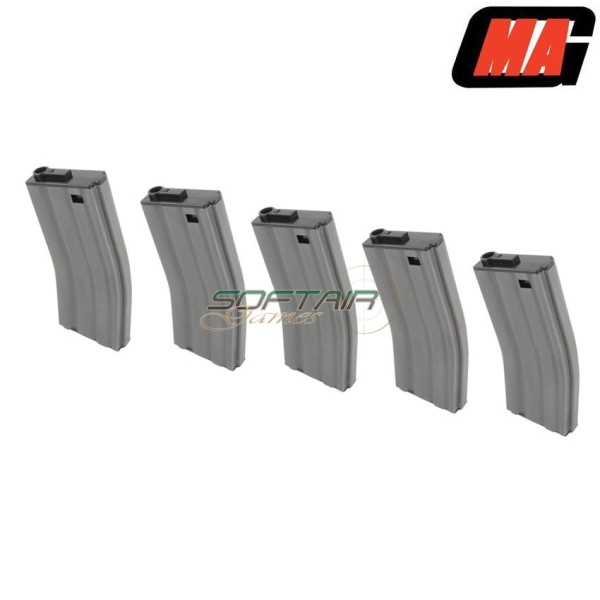 Stanag Mass Grey 190bb Steel For M4/m16 Aeg Mag