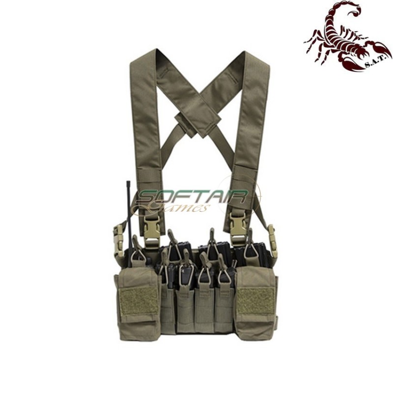 Light fast chest rig III tactical vest scorpion assault tactical®