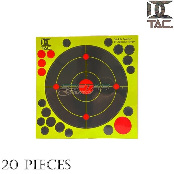 20 pieces set targets shooting reactive d.c. tactical