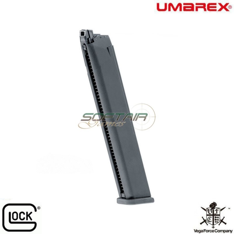 Gas Long Magazine 50bb Black Per Glock 18c Vfc Umarex