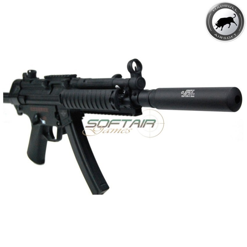 Silenziatore gemtech raptor II black per mp5 madbull (mb-raptorii ...