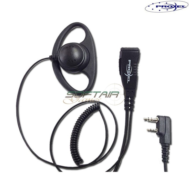 Headset Ptt/mic With Stand Type "d" For Midland 2 Pin Proxel