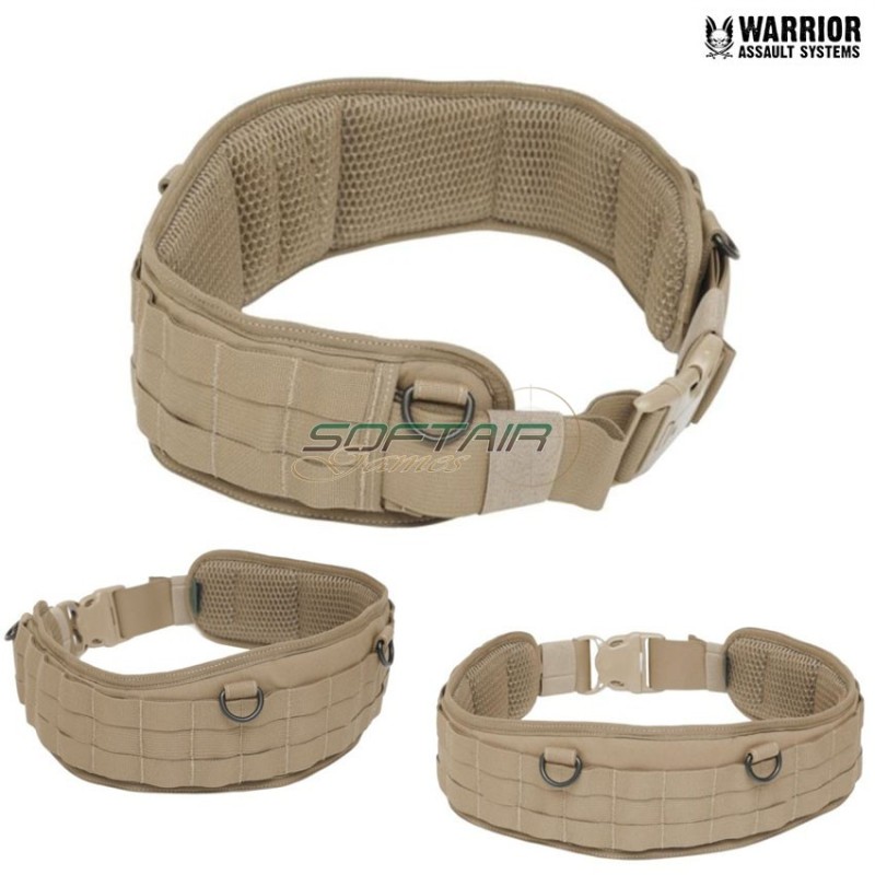 Padded Load Bearing Patrol Belt Coyote Tan Warrior Assault Systems